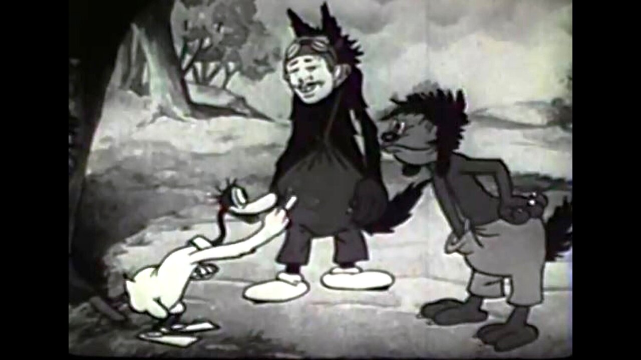 THE GOOSE FLIES HIGH - OLD CARTOONS