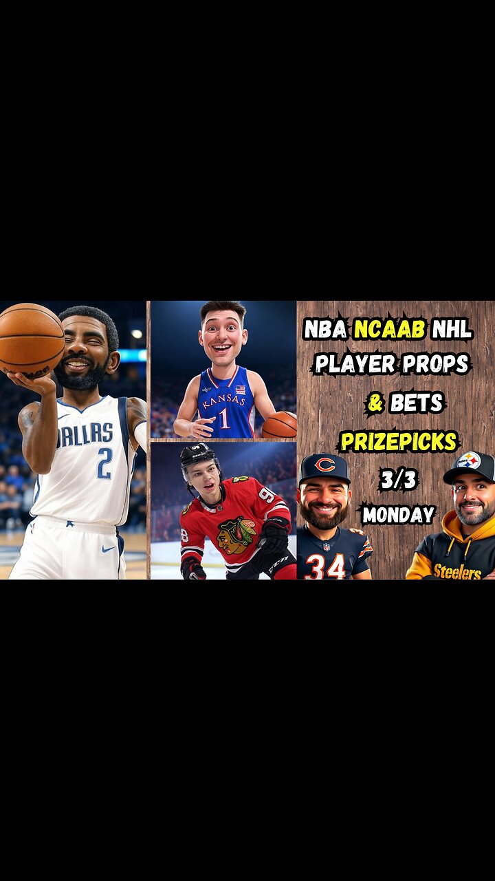 BEST 9 FREE NBA Player Props TODAY | NCAAB PICKS| NHL PROPS | 3/3/25
