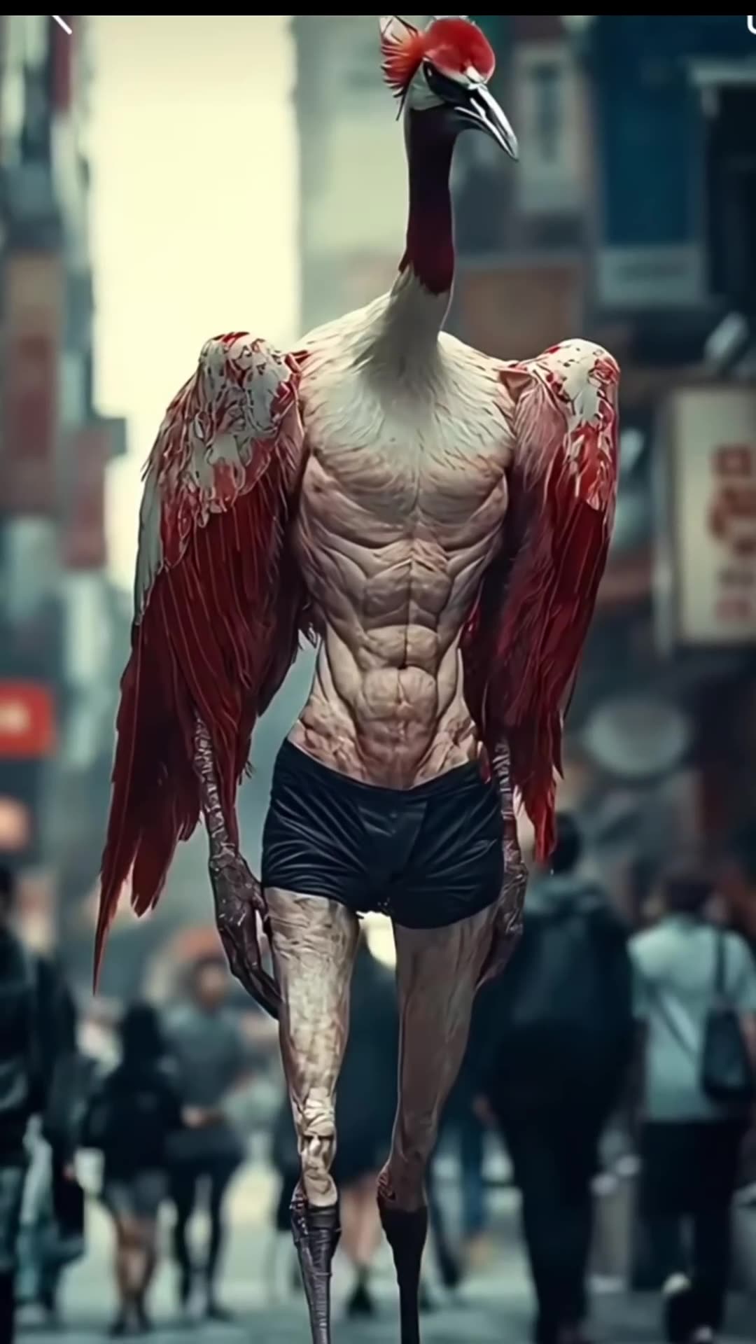 A man performs a fusion with the giant bird on AGT #shorts #birds ##agt ...