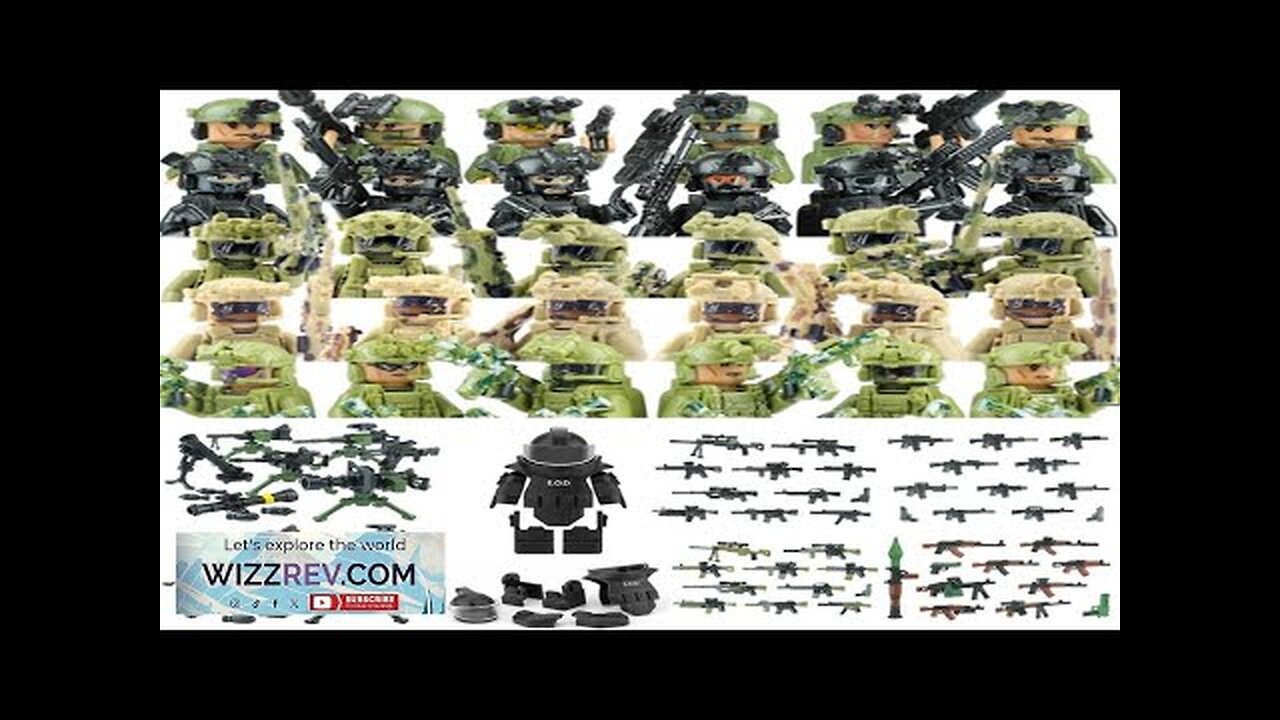 City SWAT Ghost Commando Figures Special Forces Building Blocks Modern ...