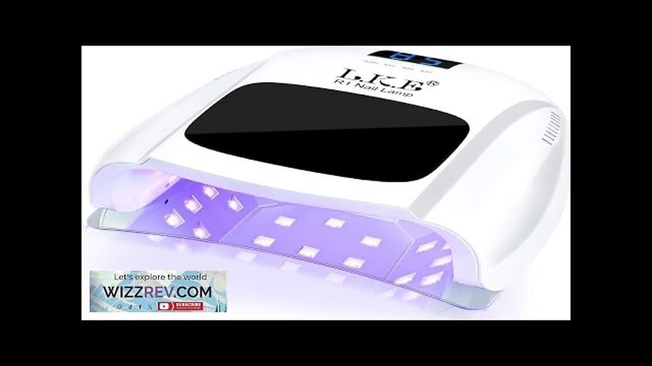Cordless UV Nail Lamp 80W Rechargeable UV Light for Gel Nails Review