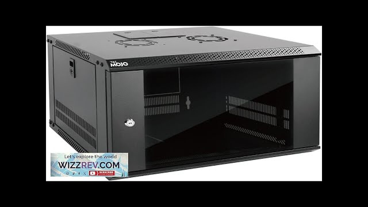 6U Wall Mount Server Cabinet IT Network Rack Enclosure Lockable Door Review