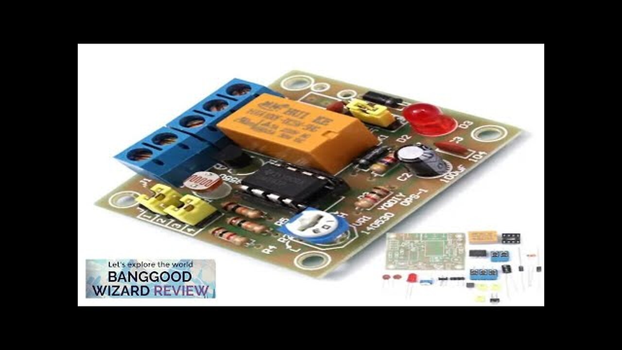 EQKIT® DIY Light Operated Switch Kit Light Control Switch Module Board ...