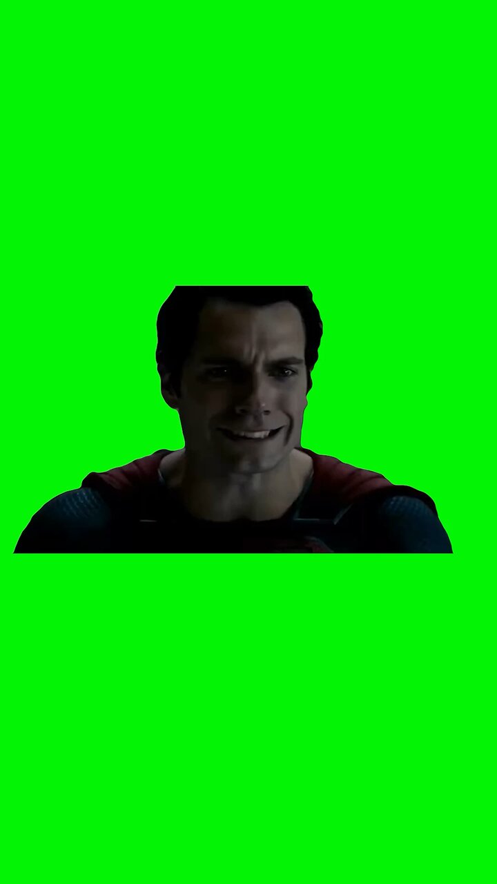 Superman Screaming | Green Screen