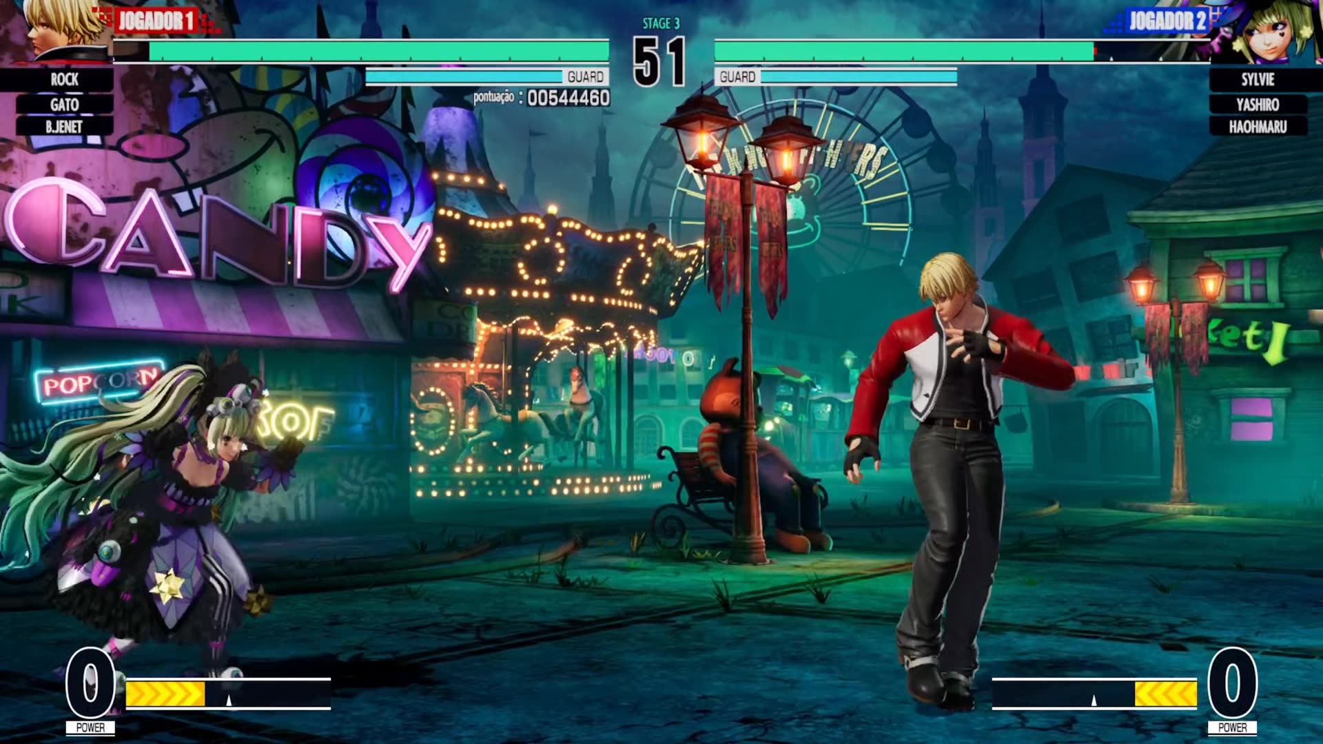 "The King of Fighters XV Modo História com o Trio Garou Rock Howard, B ...