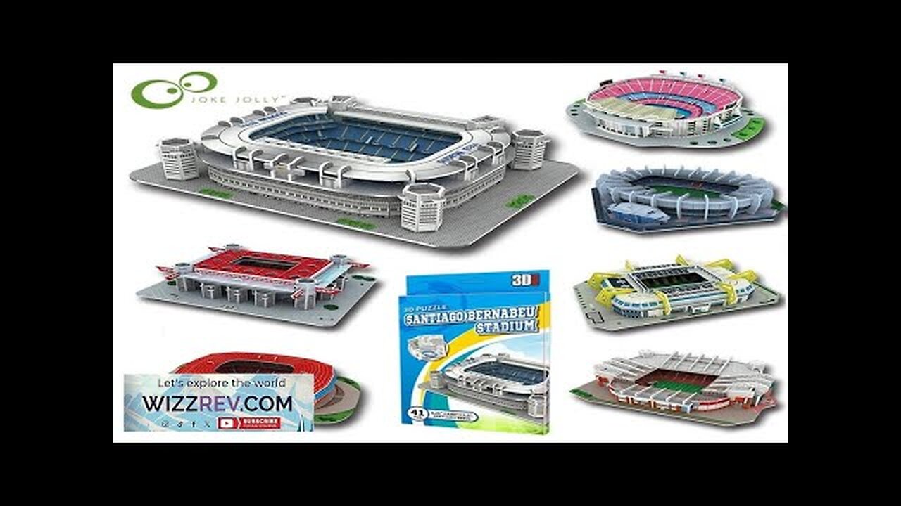 Miniature Football Field 3D DIY Puzzle World Famous Stadiums Models ...