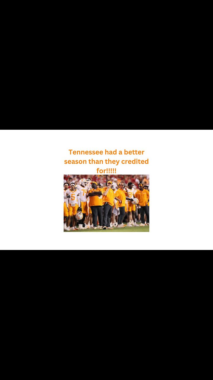 Here are some views of the Vols football team from an old school fan