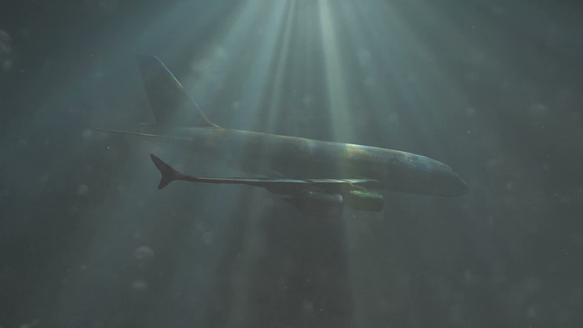 SINKING PLANE - Thalassophobia Animation 🌊