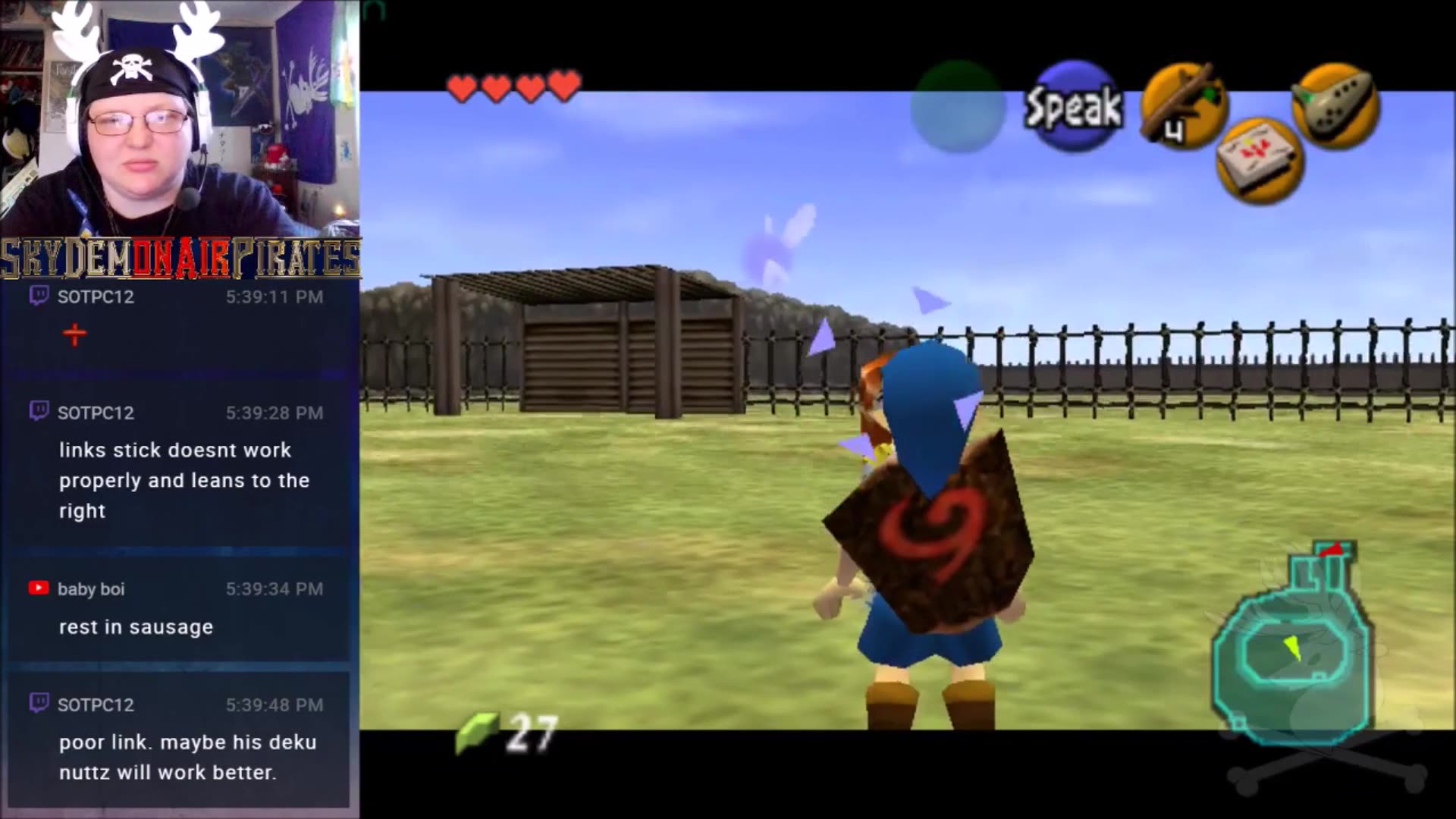 The Legend of Zelda Ocarina Of Time Randomizer - Part 2 - Deku Stick ...