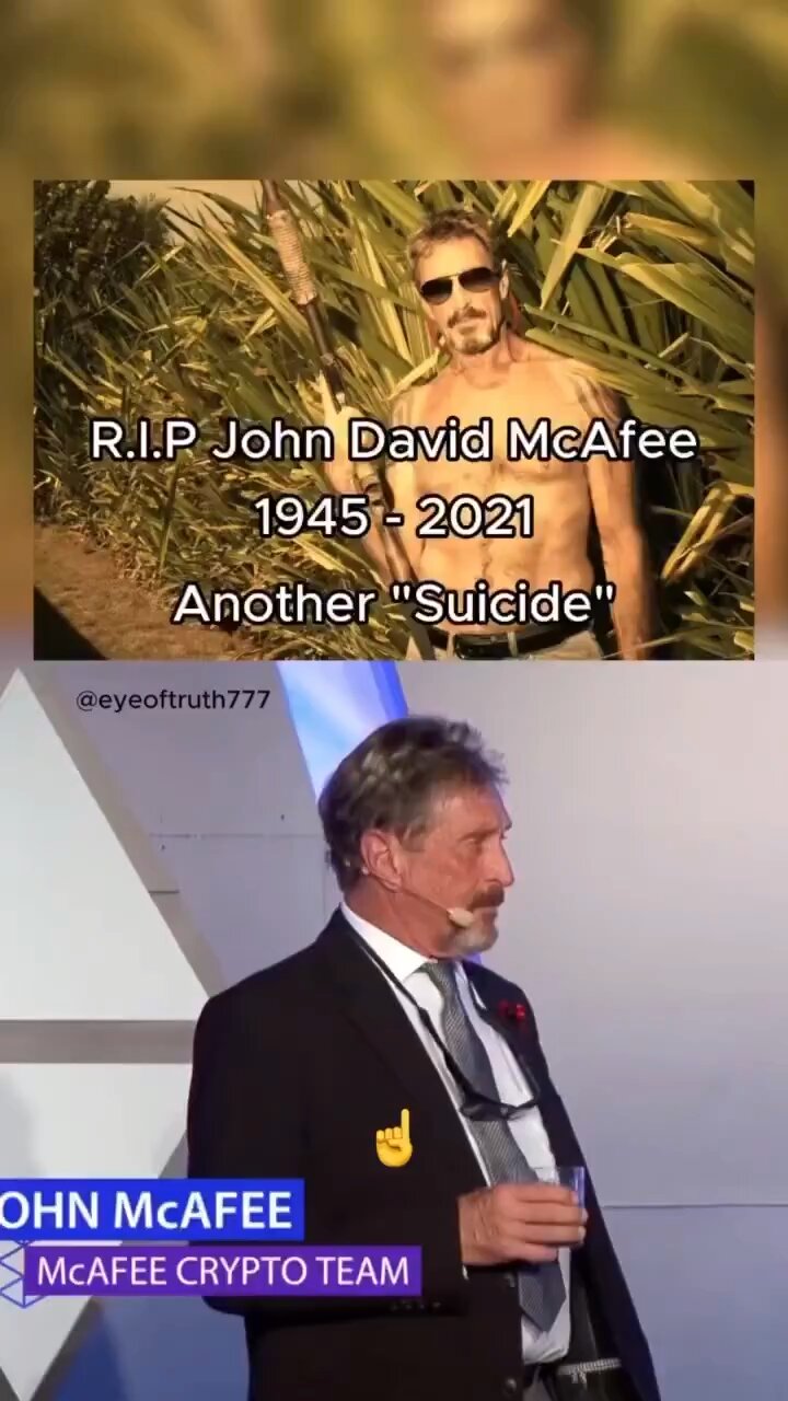 Wisdom From Beyond The Grave: John David McAfee | Slavery Ugly Word but…