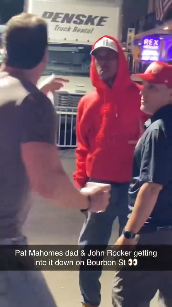 Pat Mahomes Sr and John Rocker Confrontation