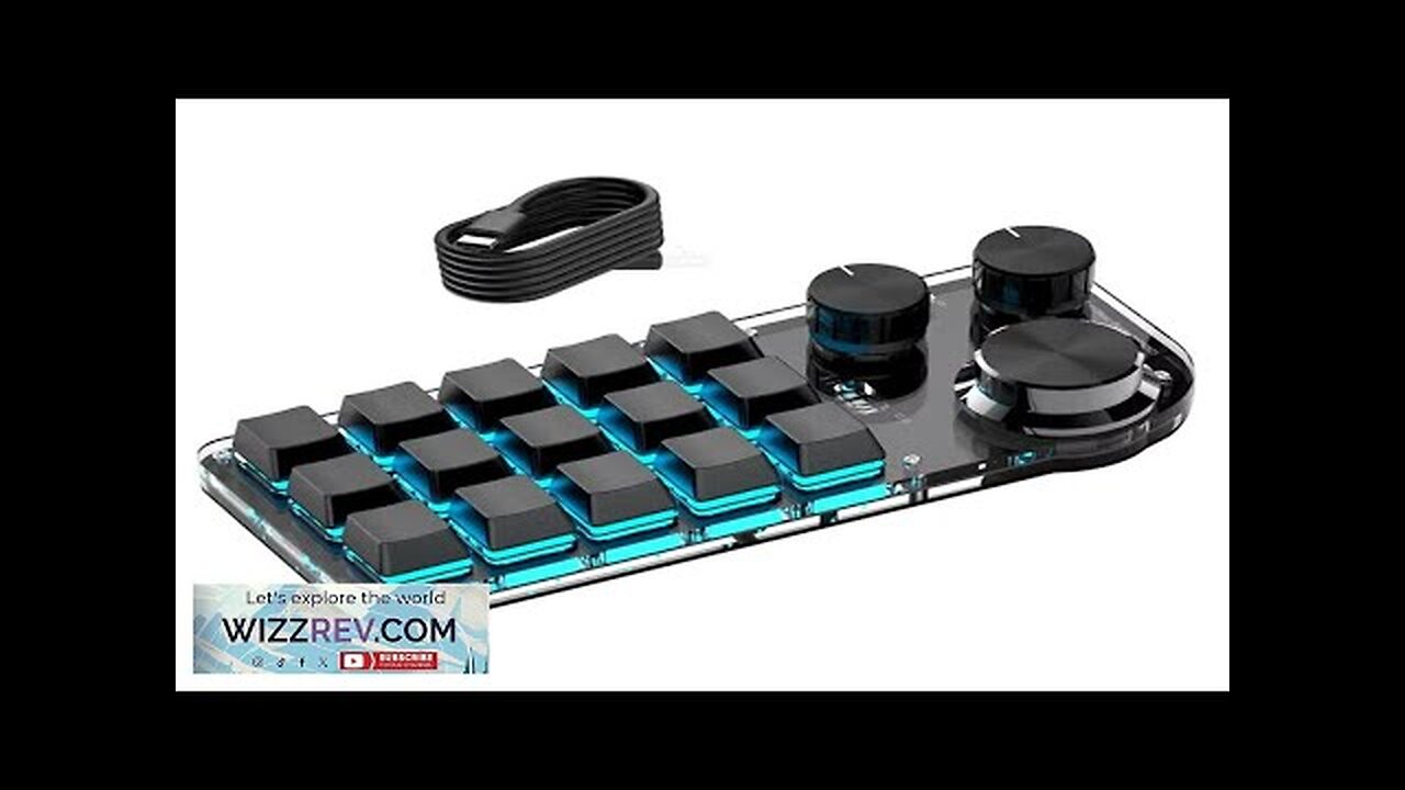 15-Keys Programming Custom Macro Mechanical Keyboard with Three Knobs ...