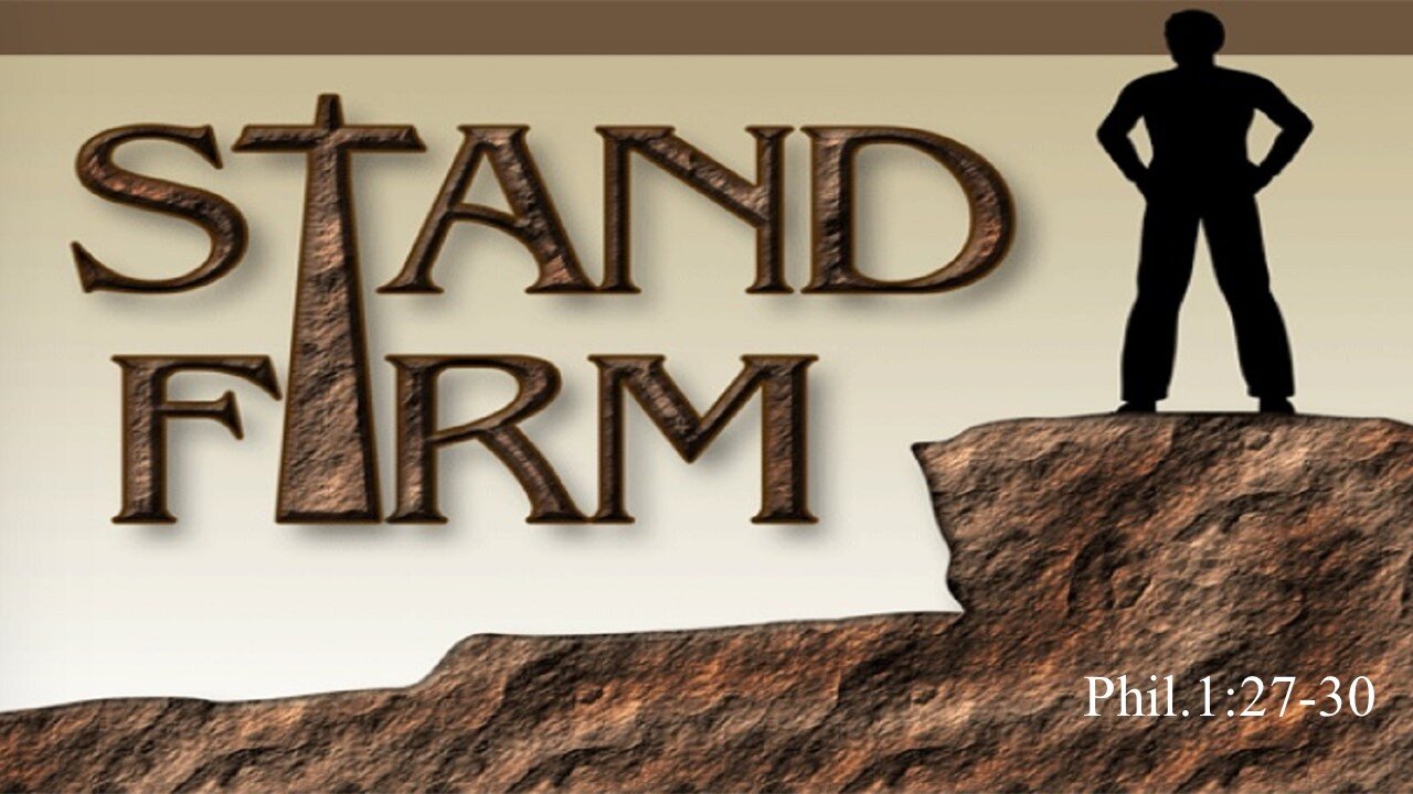 Stand Firm, Pastor Roy Smith, 03-05-2025