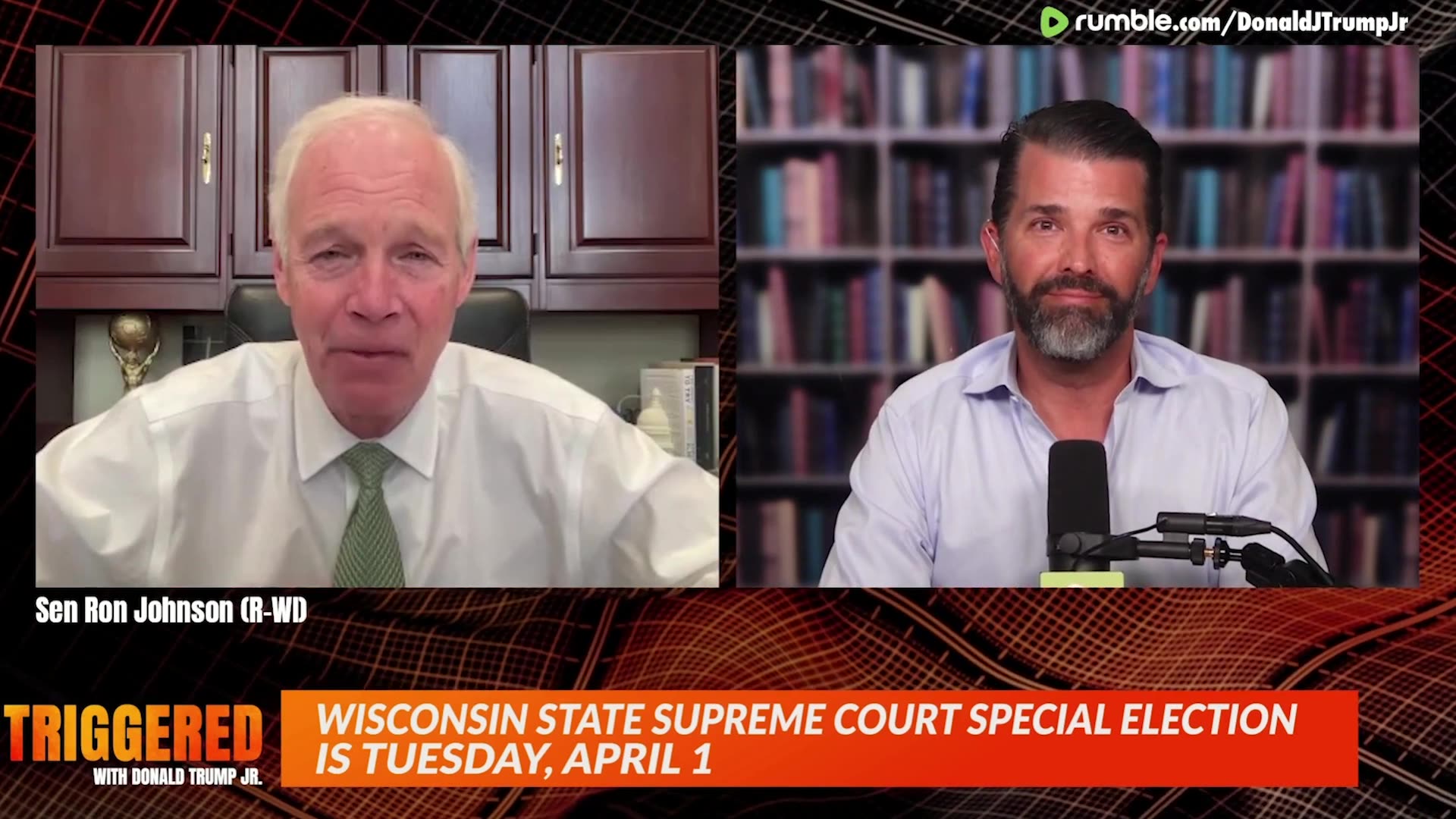 Senator Ron Johnson on Triggered with Donald Trump Jr. 3.26.25