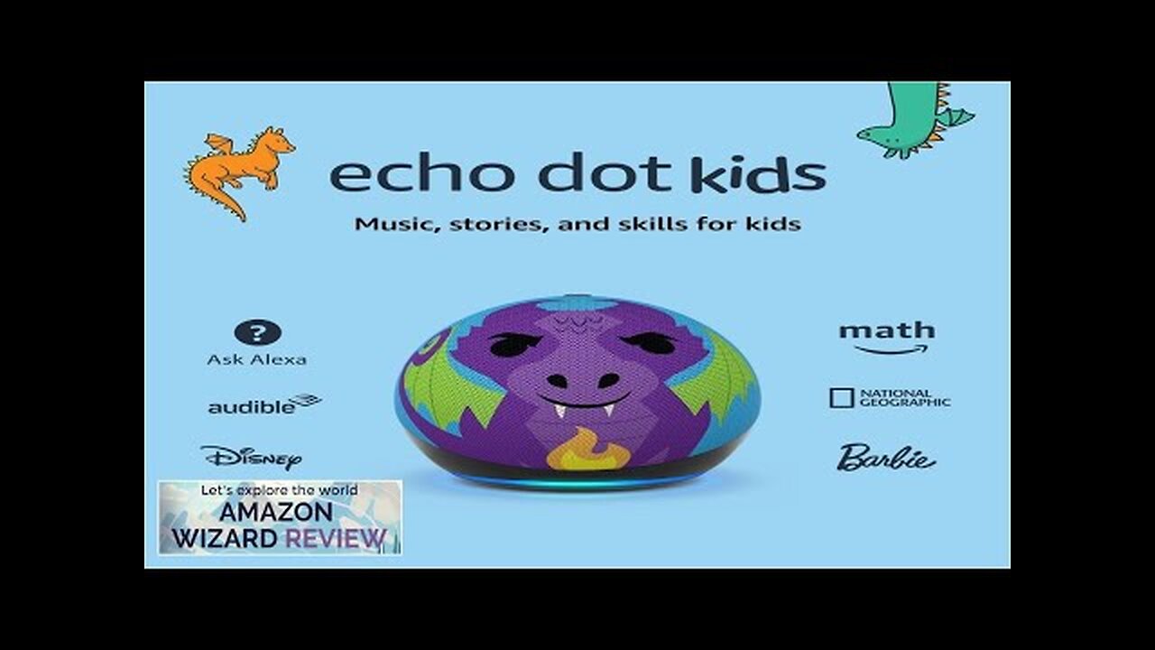 Amazon Echo Dot Kids (newest model) Designed for kids with parental Review