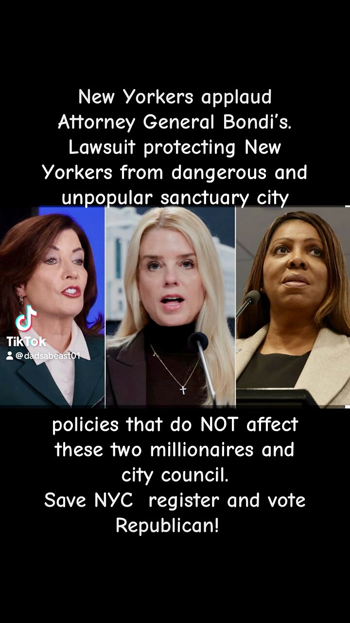 Bondi protects New Yorkers