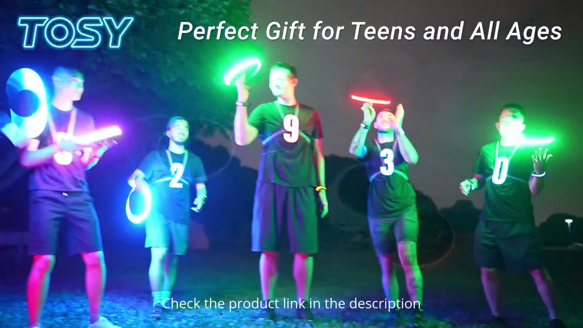 TOSY Flying Disc |16 Million Color RGB or 36 LEDs Flying Disc ...