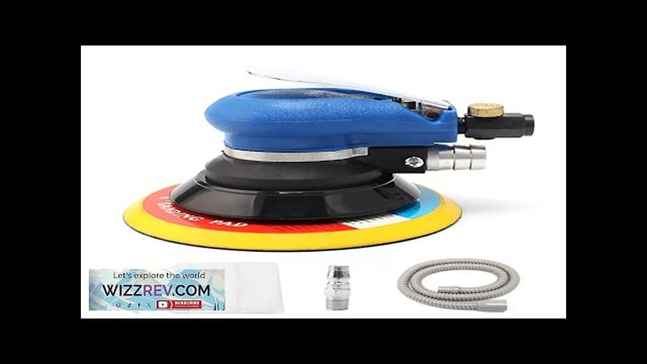 SIFANG Pneumatic Orbital Sander Air Grinder Vacuum Eccentric Polishing ...