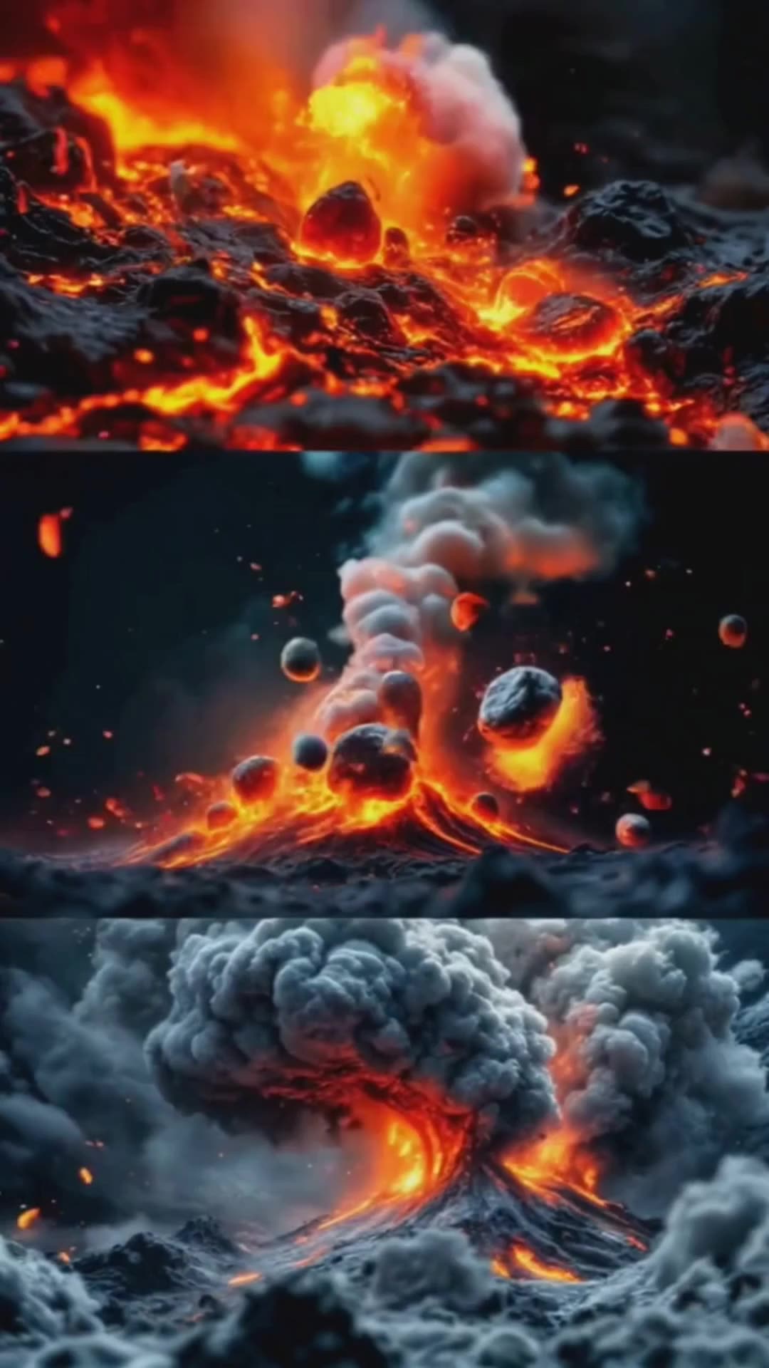Volcanos Erupt Full Explanation Cartoon Videos For Kids || Kids ...