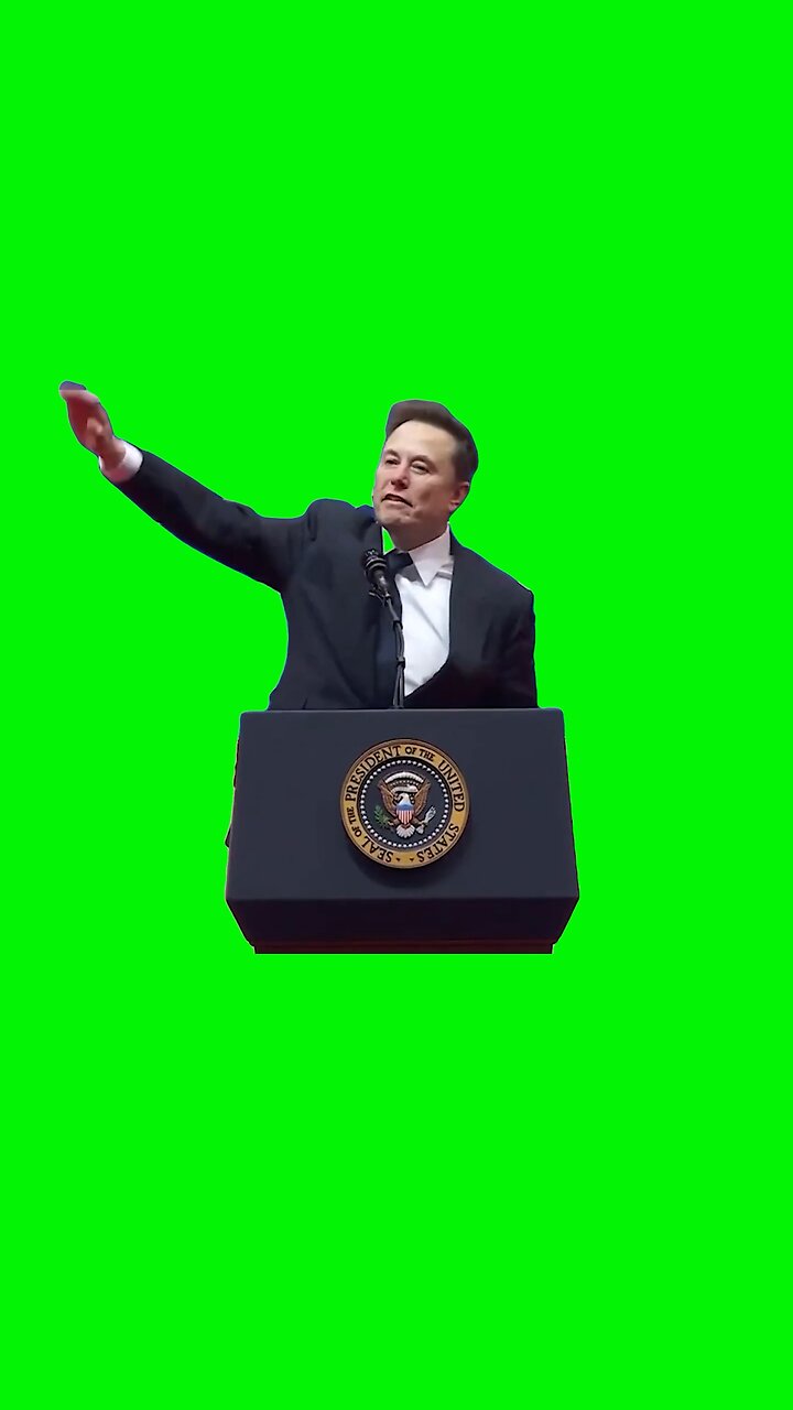 Elon Salute | Green Screen