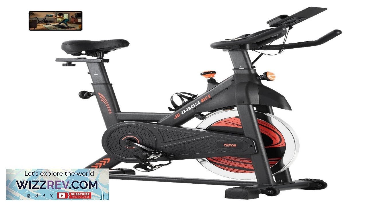 VEVOR Exercise Bike Magnetic Resistance Stationary Bike Indoor Cycling ...