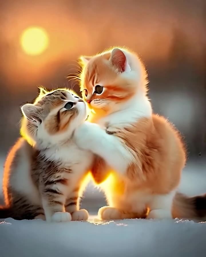 cute cat play