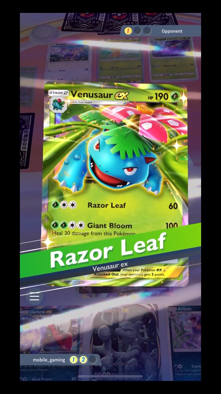 Part 1/1 Pokémon TCG Step-Up Battle #1 (Advanced) VS Venusaur ex Deck ...