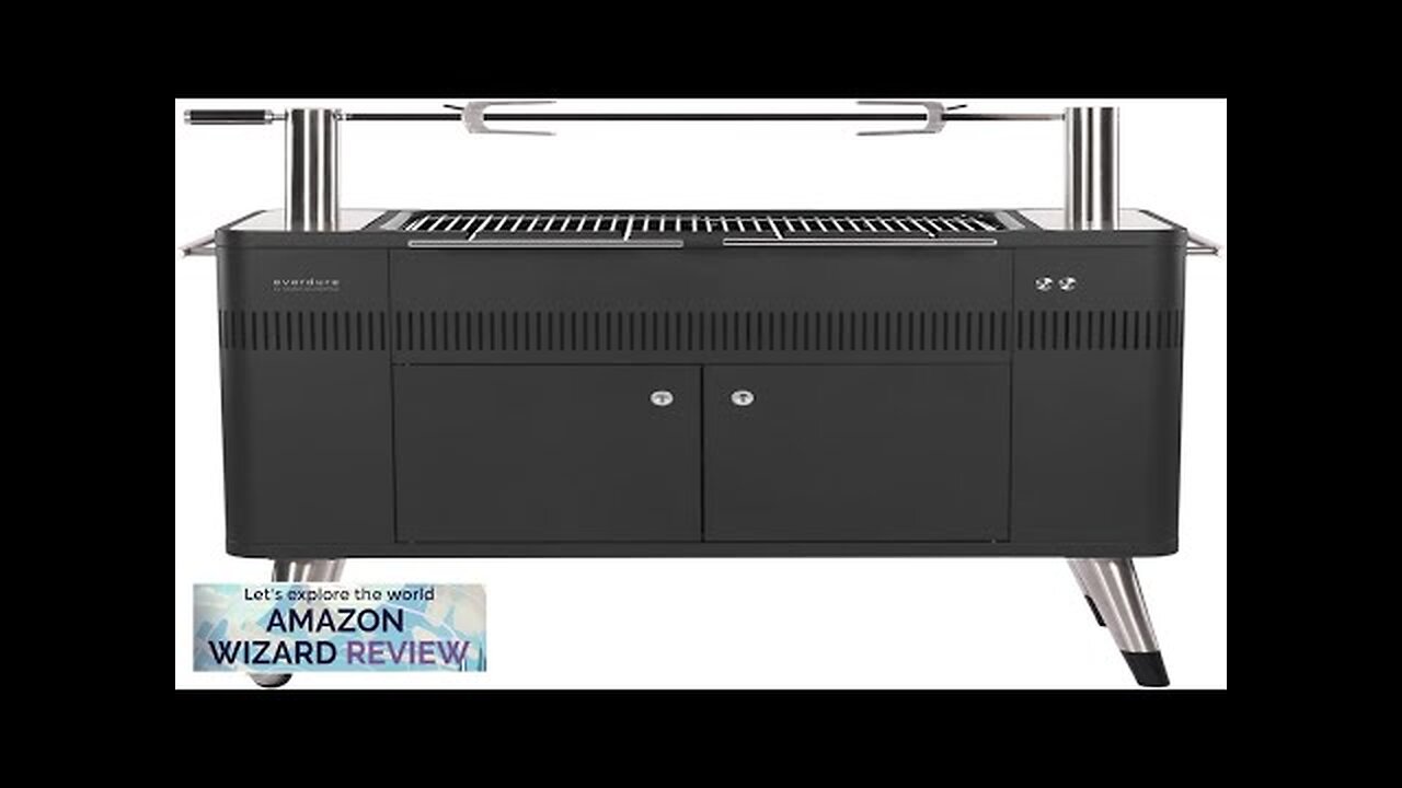 Everdure by Heston Blumenthal HUB 54-In. Charcoal Grill With Patented ...