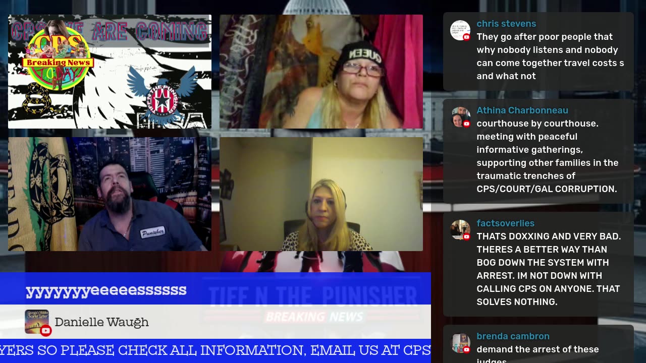 Tiff n the Punisher fighting cps one amendment at a time