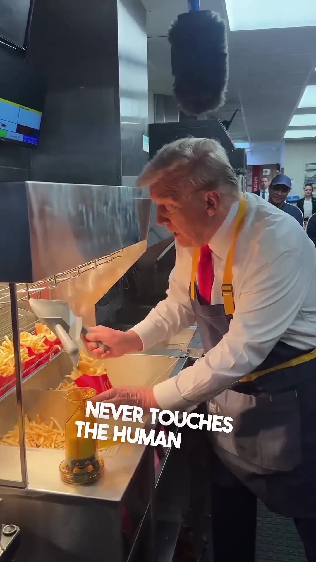 "Trump Sells Fries at McDonald's: A Shocking Twist!"