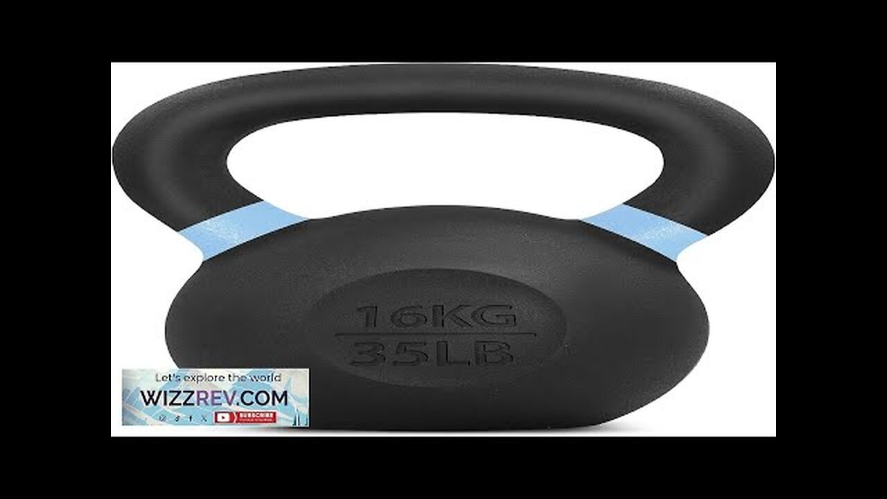 Yes4All Powder Coated Cast Iron Kettlebell Strength Training ...
