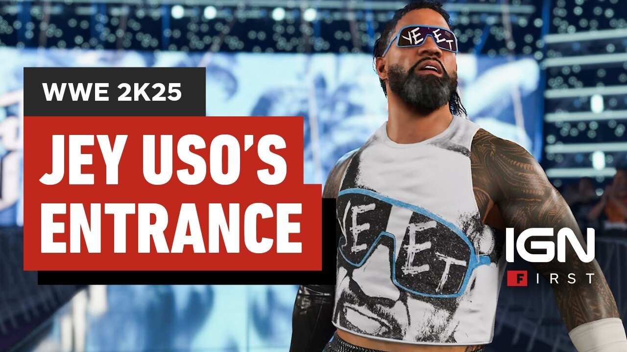 WWE 2K25_ Jey Uso Full Entrance (Exclusive) - IGN First