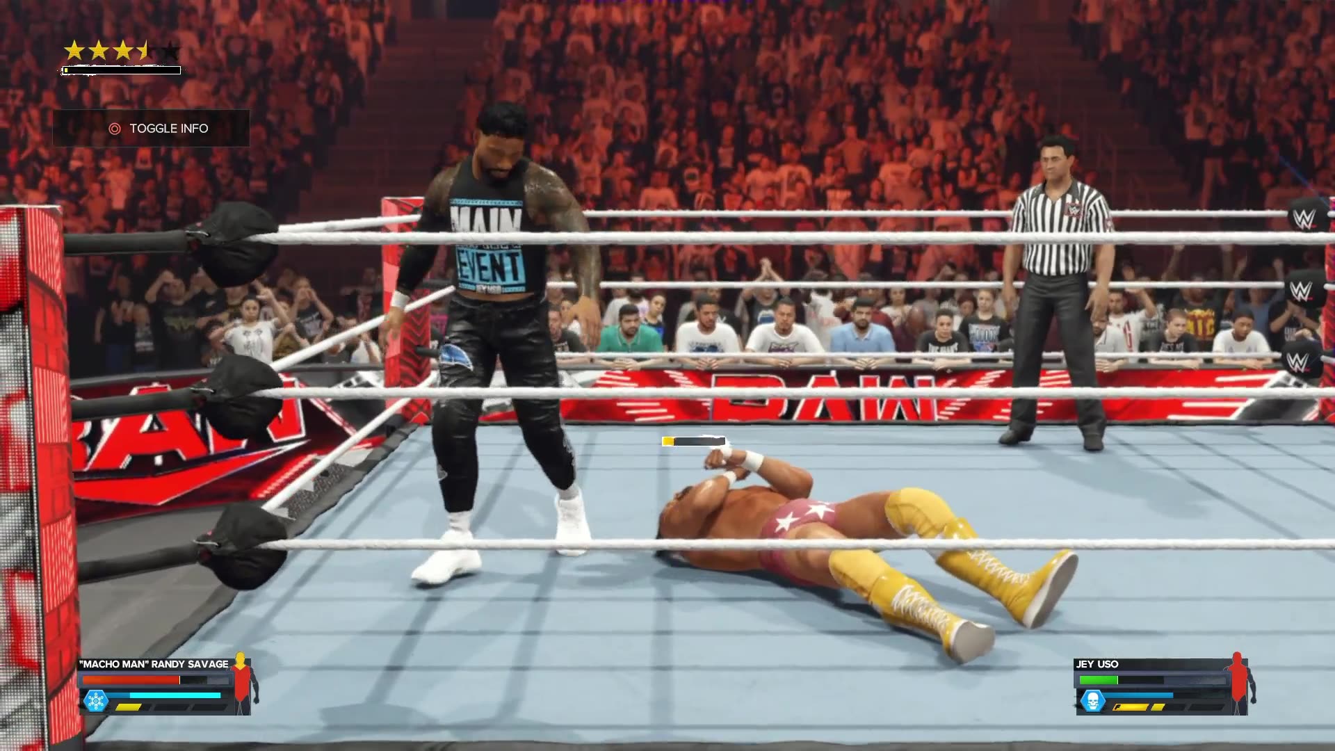 Macho Man Randy Savage VS Jey Uso Raw S 1 E 62