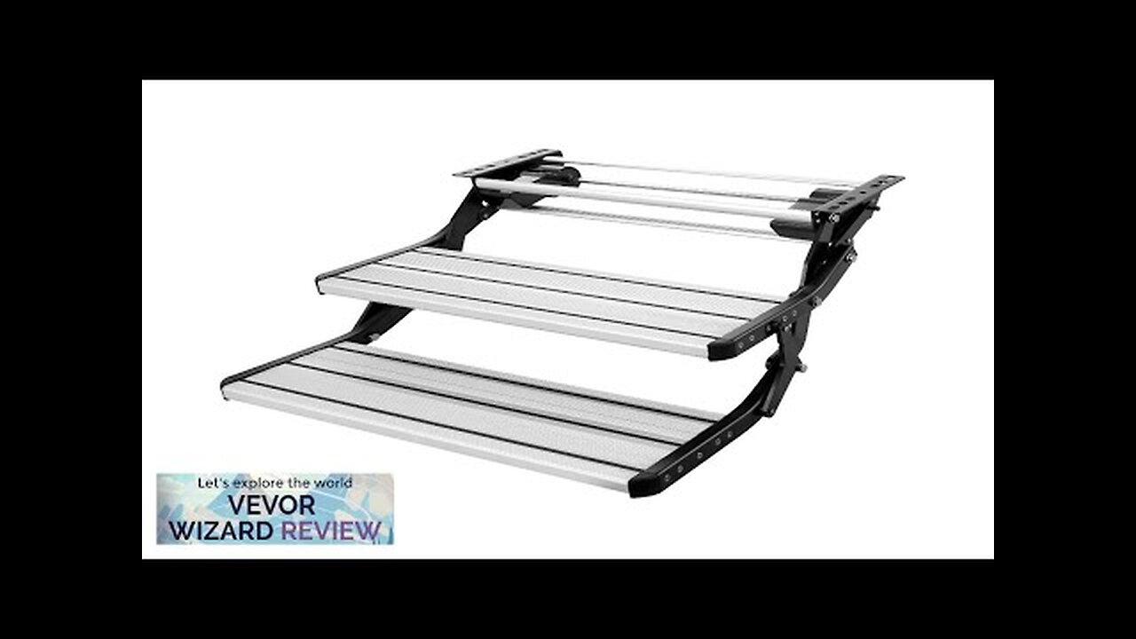 VEVOR RV Steps 2-Step Electric Retractable RV Stairs DC 12V Auto ...