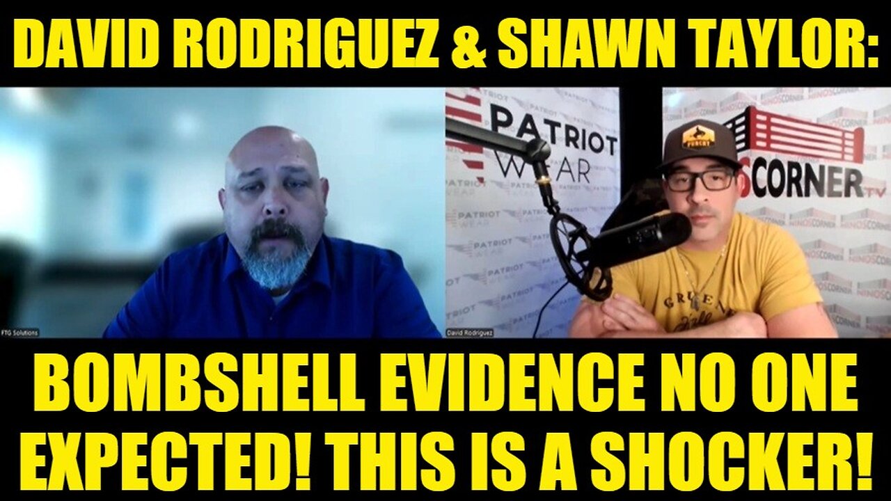David Rodriguez & Chief Shawn Taylor: Bombshell Evidence No One ...