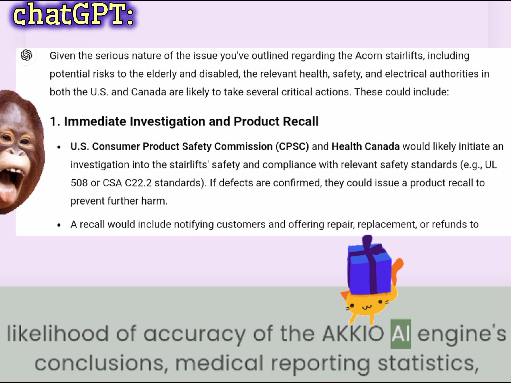The Impact of AC Ripple in Medical Reporting: An AI Perspective