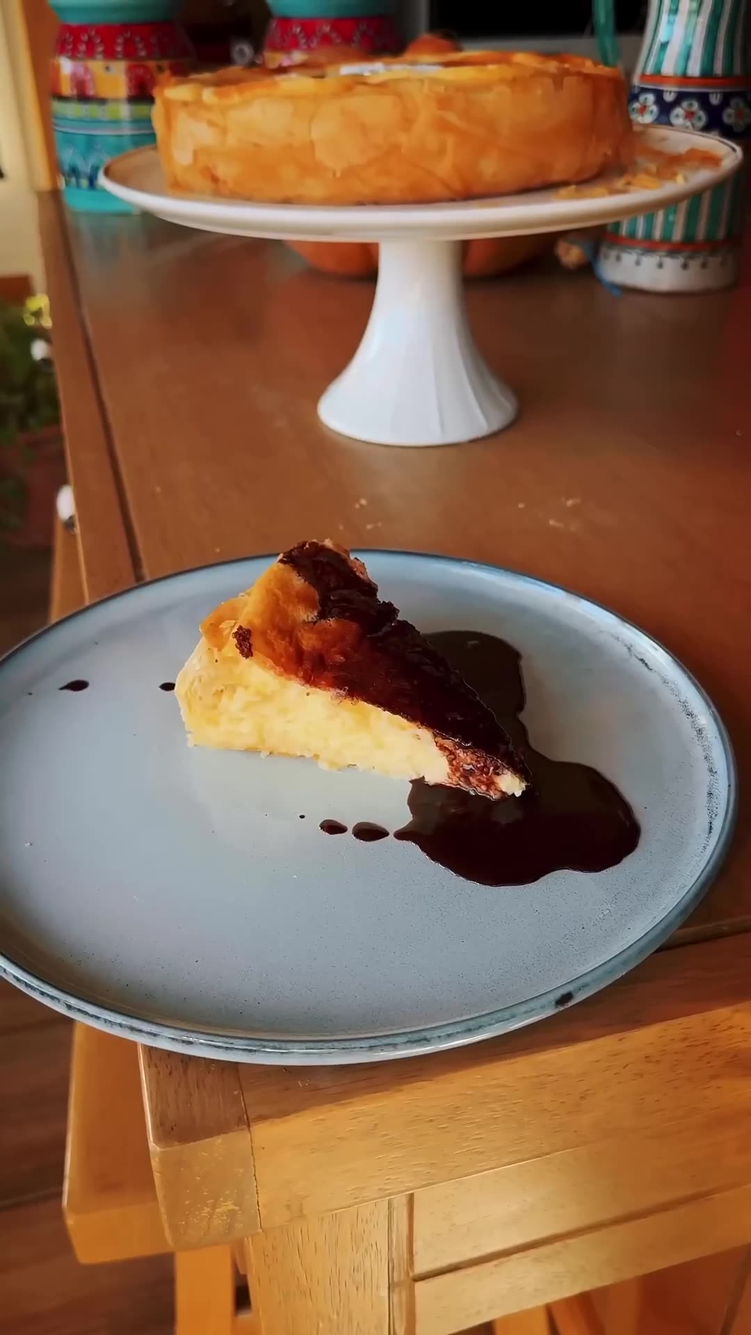 Baked baklava cheesecake- all eyes on rafah #abirzkitchen