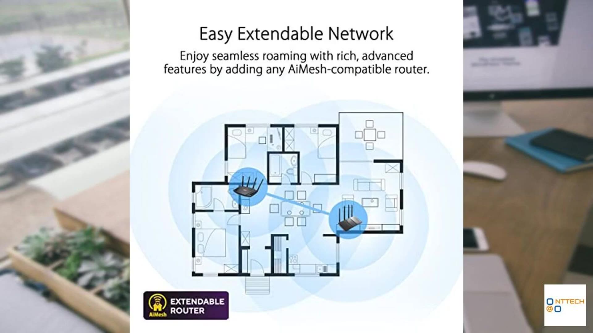 ASUS RT-AX3000 Ultra-Fast Dual Band Gigabit Wireless Router - Next Gen ...