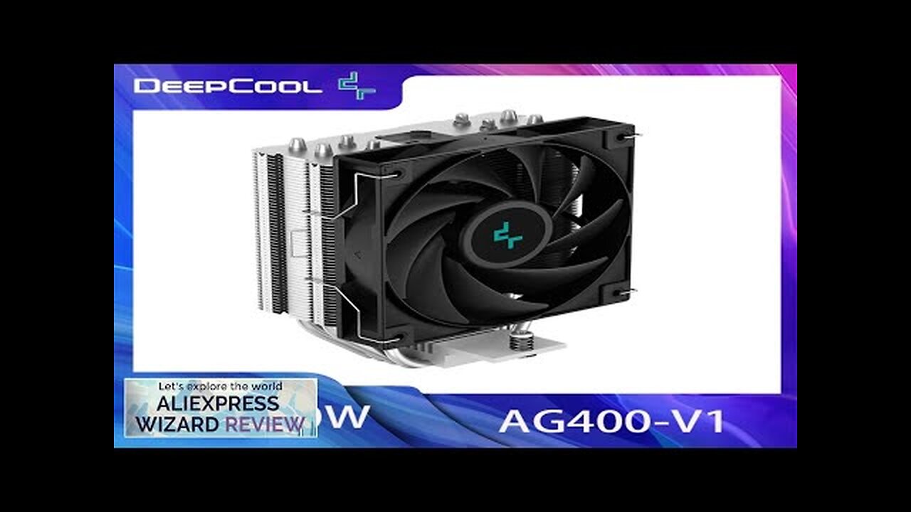 DeepCool AG400 CPU Cooler 12cm Fan 4Pin PWM TDP 220W CPU Heat Review