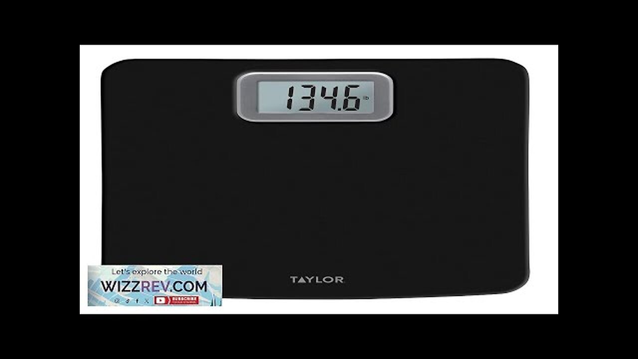 Taylor Digital Bath Scale with Antimicrobial Surface Protection ...