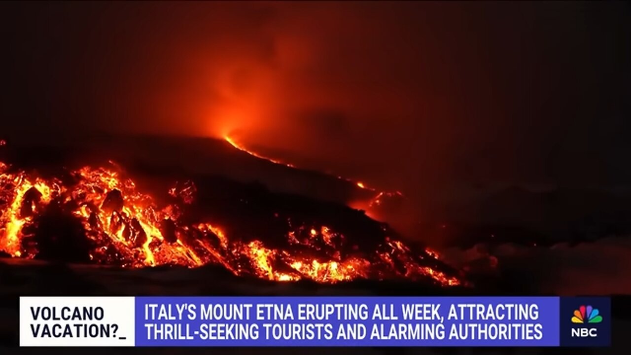 Italy volcano eruption attracts thrill-seeking tourists and alarms ...