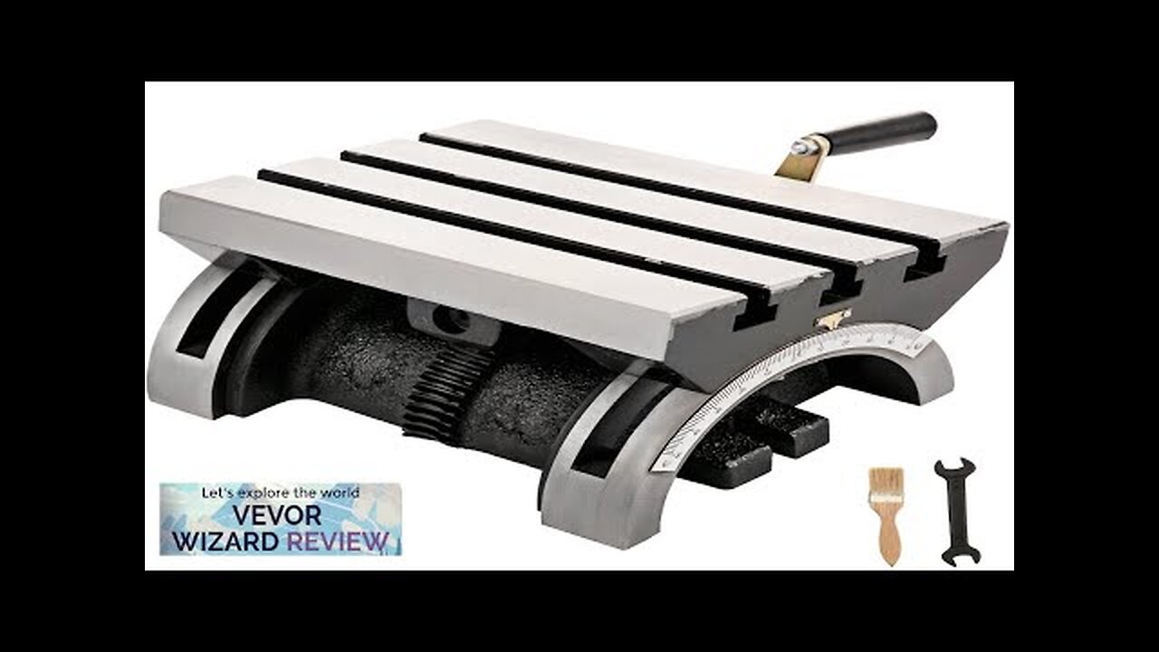 VEVOR Tilting Milling Table 7x5inch Tilting Angle Milling Machine 0-90 ...