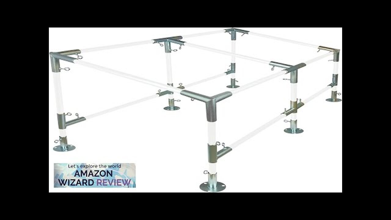 10' x 20' Slope Lean-to Canopy Fittings Kits DIY Metal Carport Frame Review