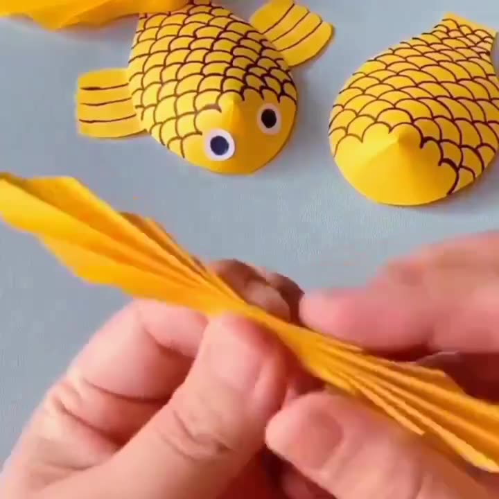 How to Make a Paper Fish – Fun and Easy DIY Toy!
