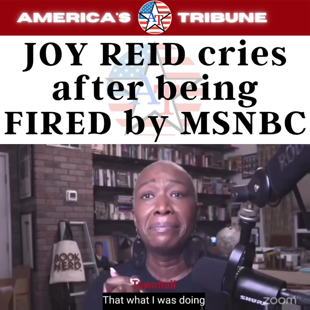 Joy Reid Cries After Being FIRED by MSNBC