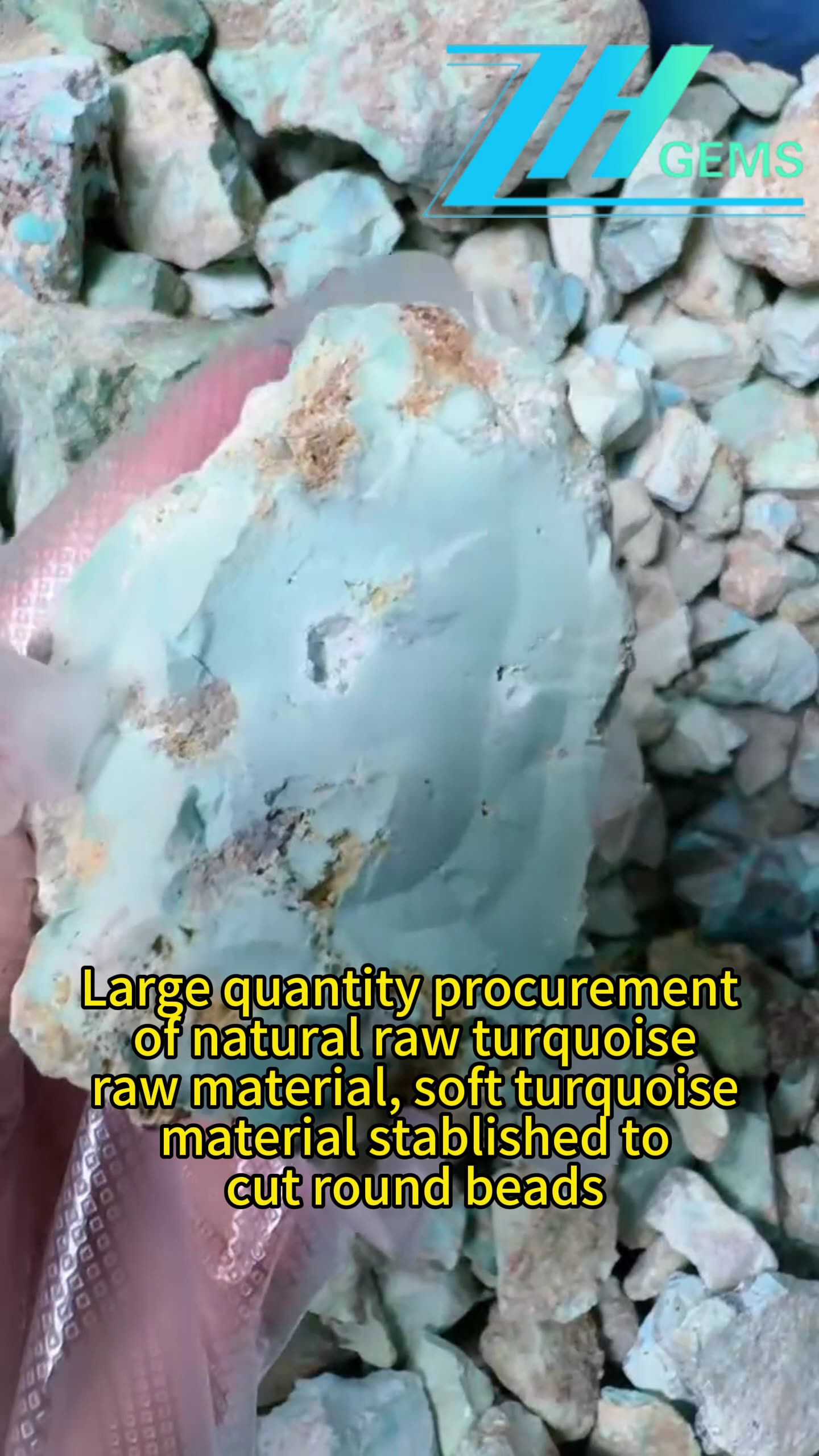 2025-0224-03 Large quantity procurement of natural raw turquoise raw ...