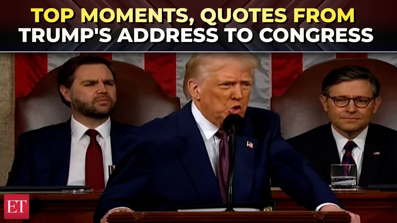 (08/03/25) Trump| Top 10 moments from President Trump's joint session ...