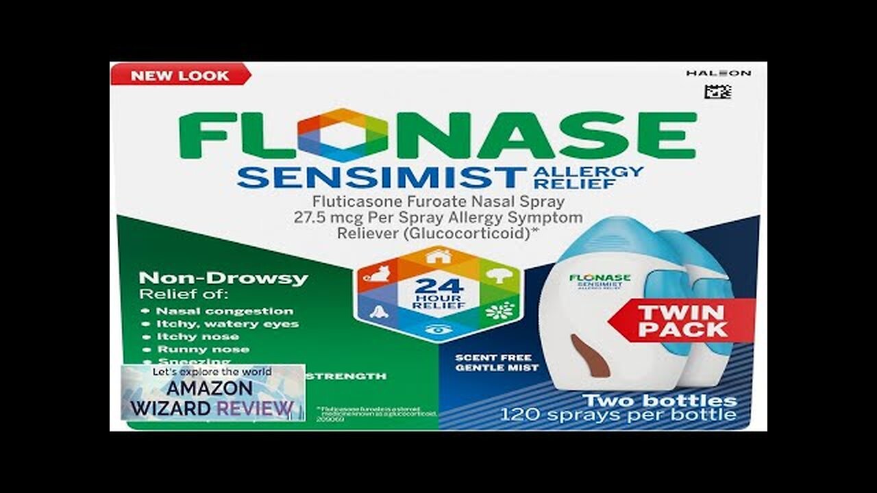 Flonase Sensimist Allergy Relief Nasal Spray for Non-Drowsy 24-Hour ...