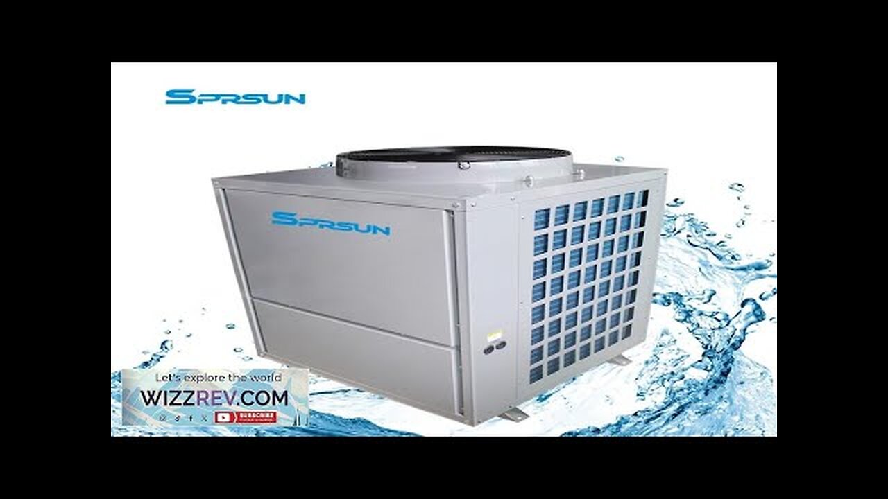 10kw Air Water Swimming Pool Heat Pump for Domestic Pool Copeland R410a ...
