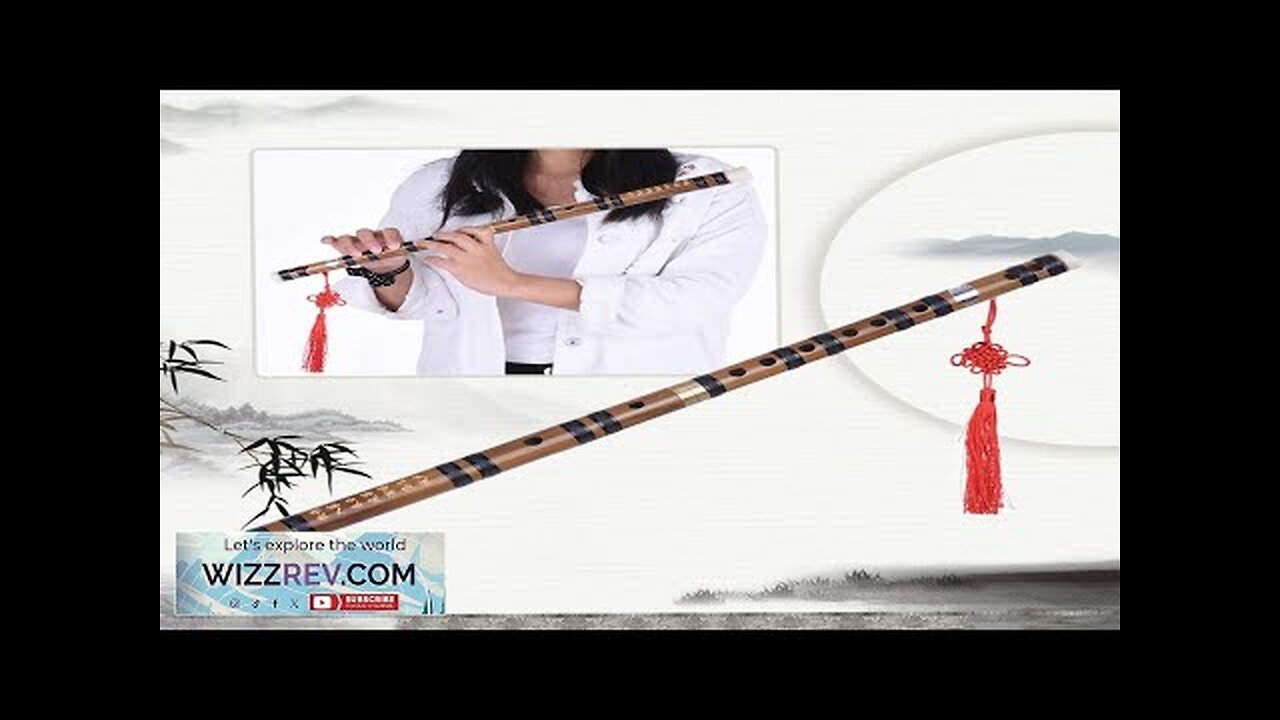 Pluggable Handmade Bitter Bamboo Flute/Dizi Traditional Chinese Musical ...
